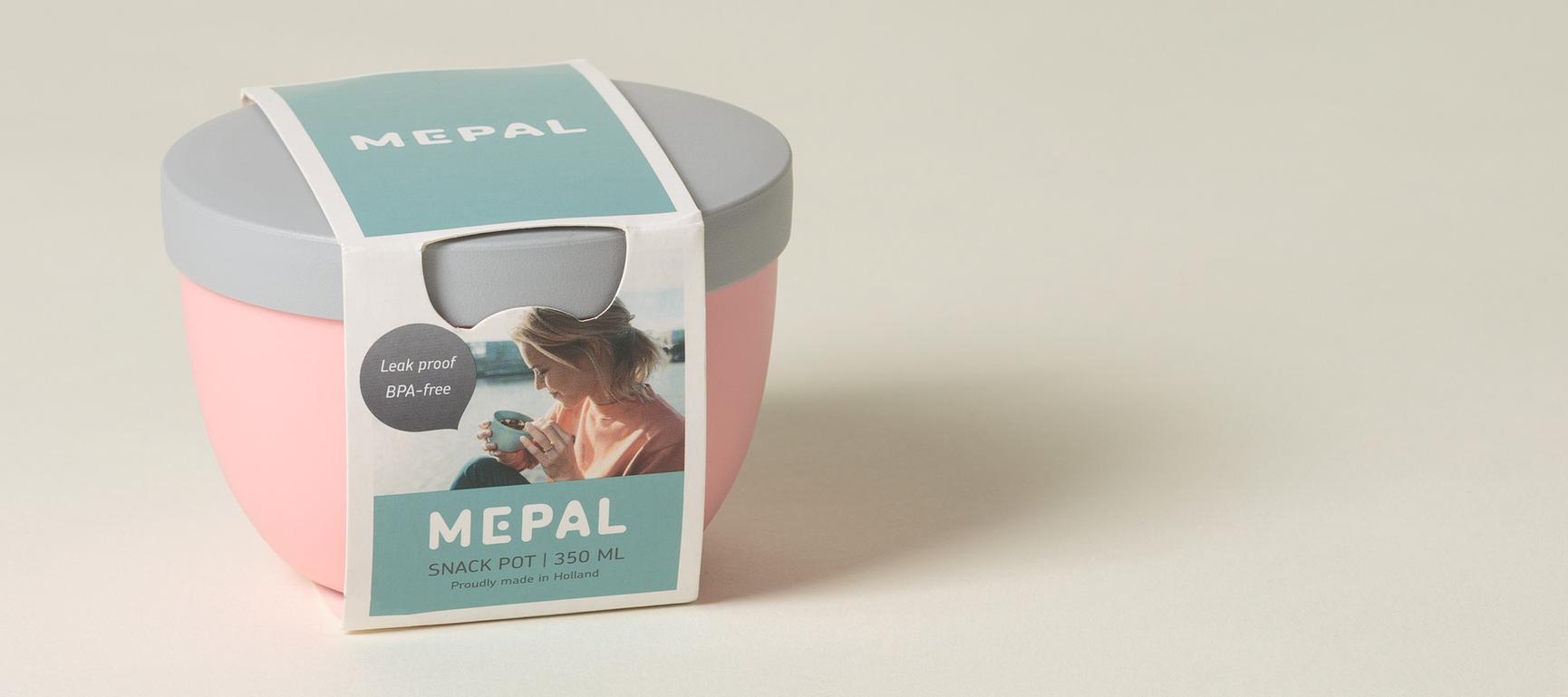 Mepal Pink Snack Pot | Oliver Bonas