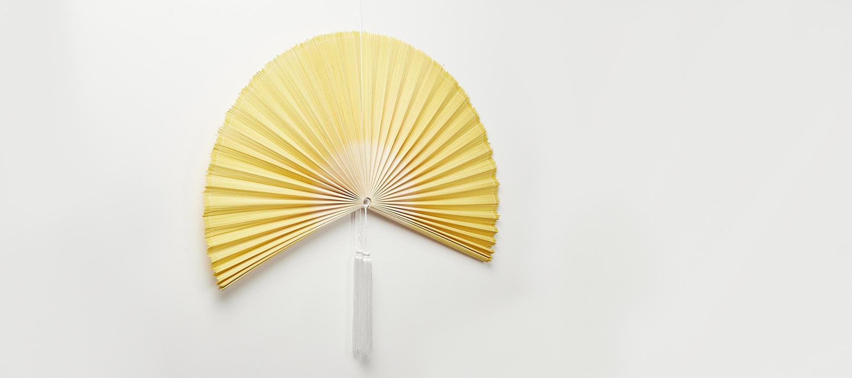 Natural Bamboo Fan Wall Hanging Small | Oliver Bonas
