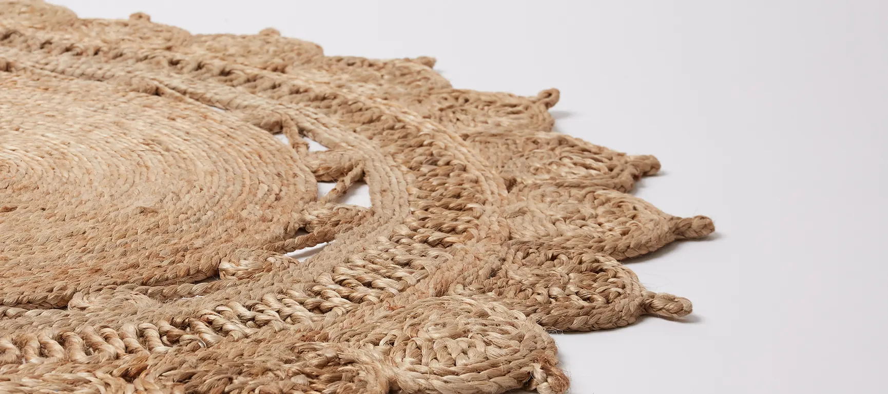 Jute Natural Brown Oval Woven Floor Mat | Oliver Bonas