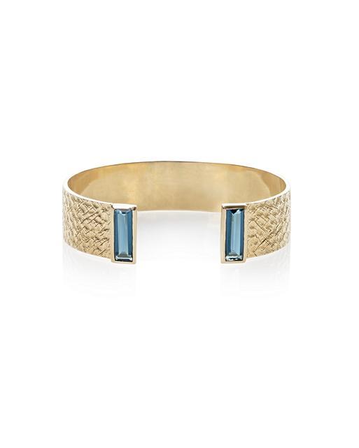 Double Synthetic Textured Stone Bangle | Oliver Bonas