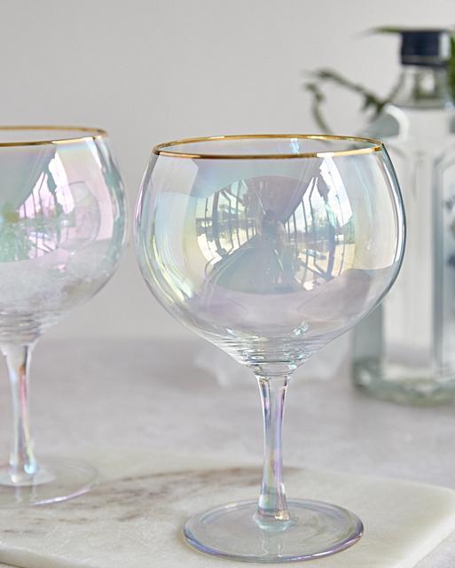Balloon Gin Glasses Set of Two | Oliver Bonas