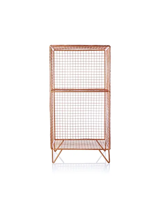 Grid Two Shelf Storage Unit | Oliver Bonas
