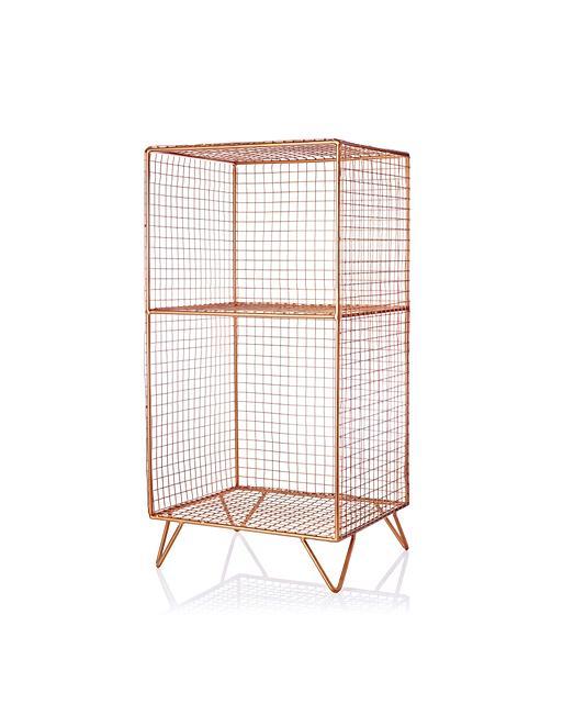 Grid Two Shelf Storage Unit | Oliver Bonas