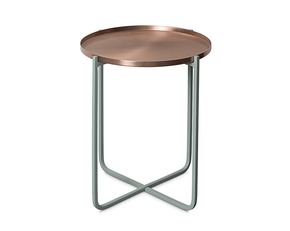 Iggy Metal Tray Side Table | Oliver Bonas