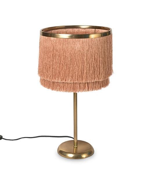 Nappa Fringed Table Lamp | Oliver Bonas